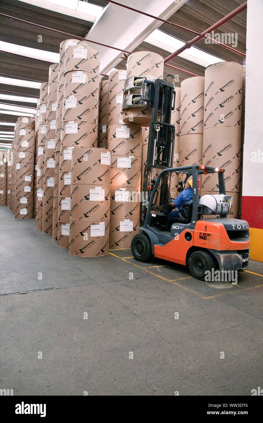 Paper Recycling Industry Stock Photo - Alamy