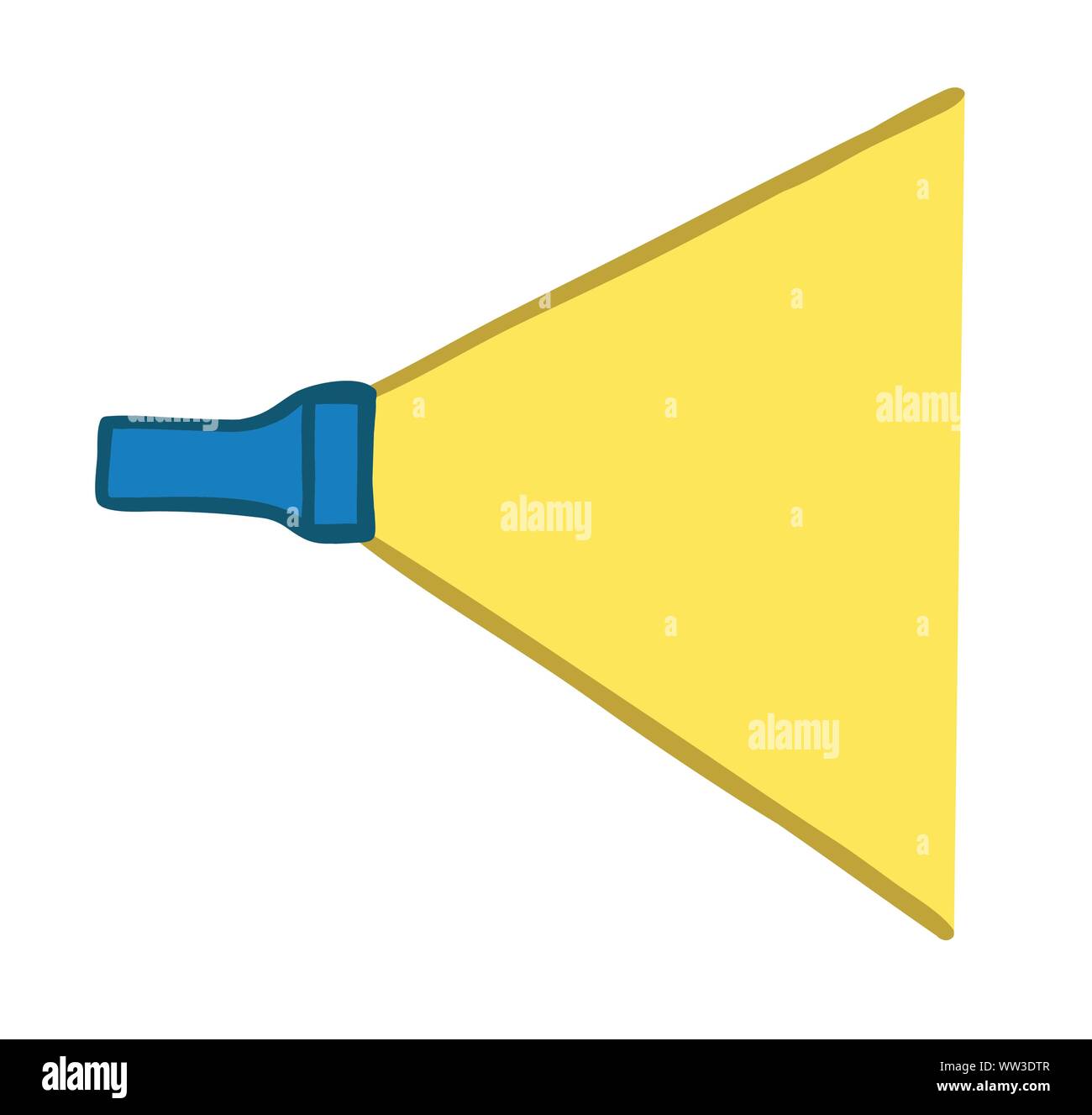 Shining Flashlight Clipart