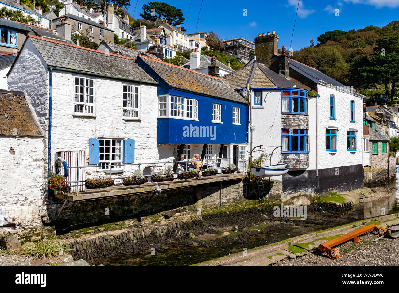 Shell house polperro cornwall hi-res stock photography and images - Alamy