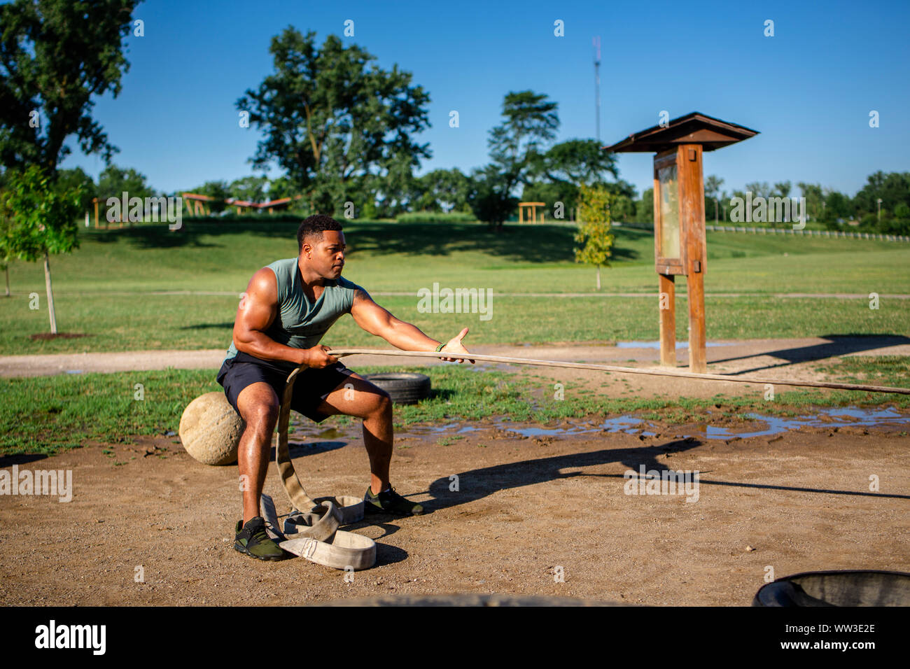 Strong male hi-res stock photography and images - Alamy