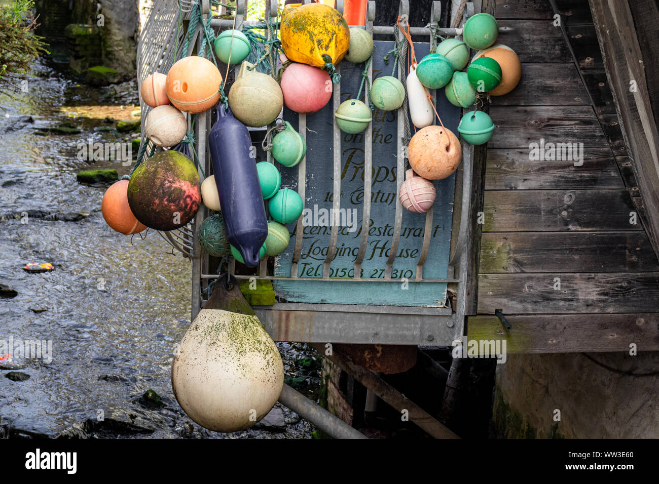 Shell house polperro cornwall hi-res stock photography and images - Alamy