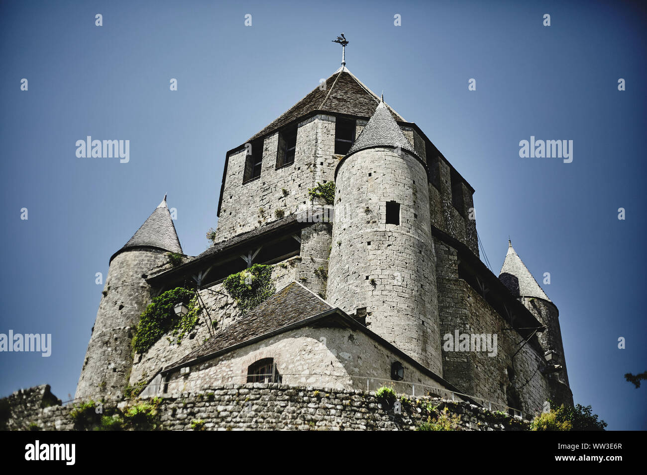 View to the Ceasarâ€™s Tower in Provins, France Stock Photo - Alamy