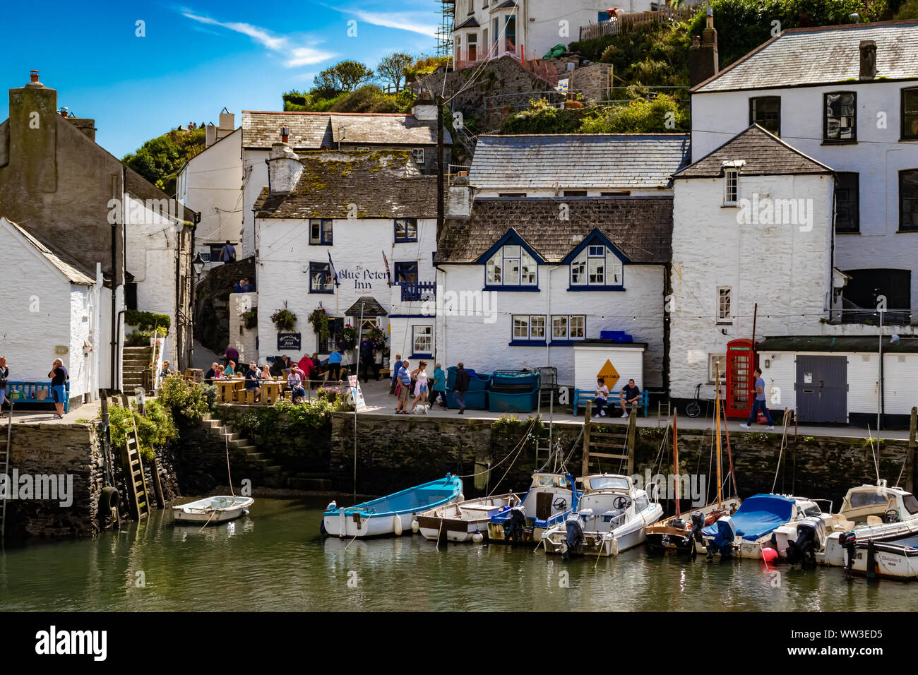 Shell house polperro cornwall hi-res stock photography and images - Alamy