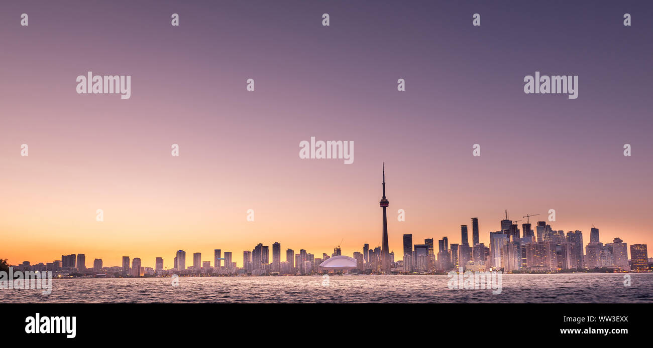 Toronto skyscraper from Center Island, Ontario, Toronto Stock Photo - Alamy