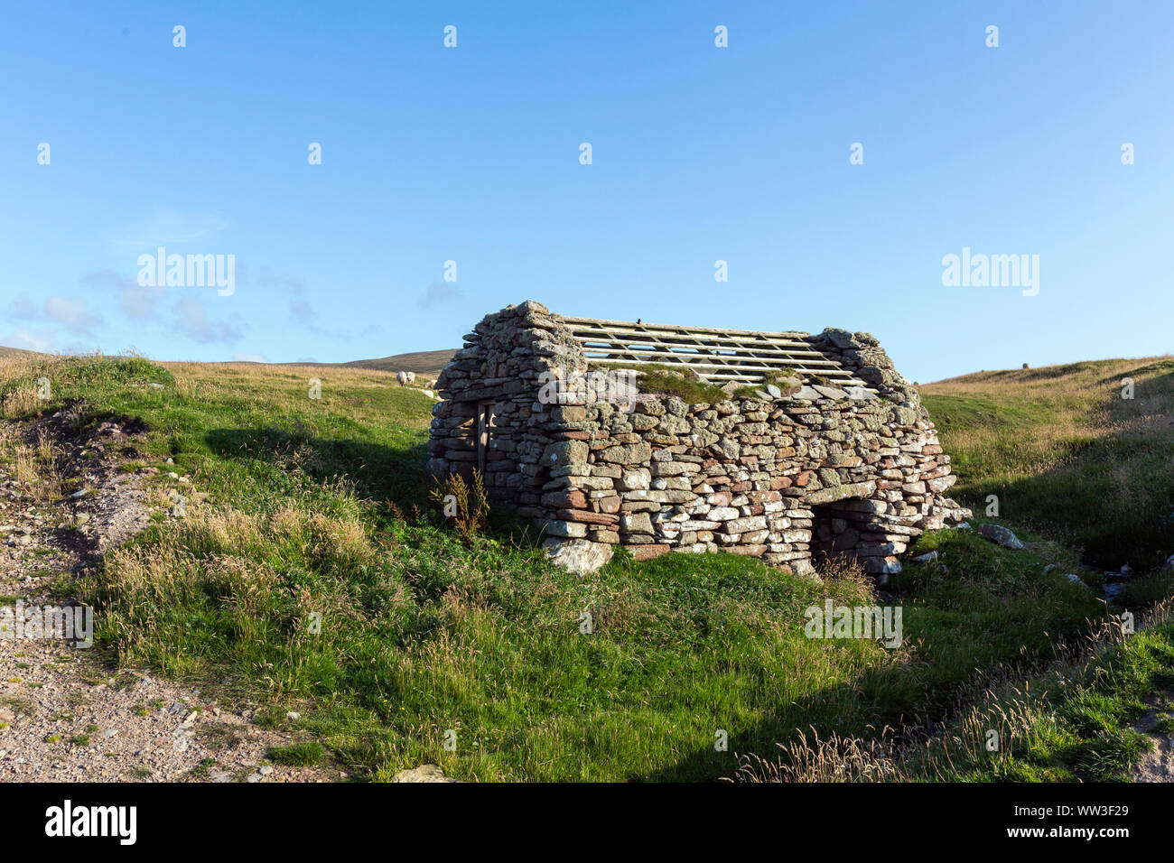 Huxter Ancient Water Mills, Sandness, Mainland, Shetland islands ...