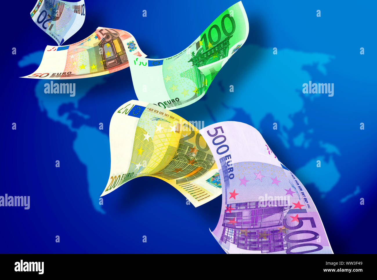 Banknotes World Map High Resolution Stock Photography and Images - Alamy
