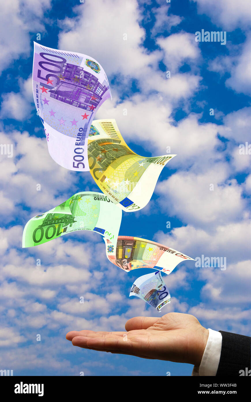 Flying Banknotes High Resolution Stock Photography and Images - Alamy