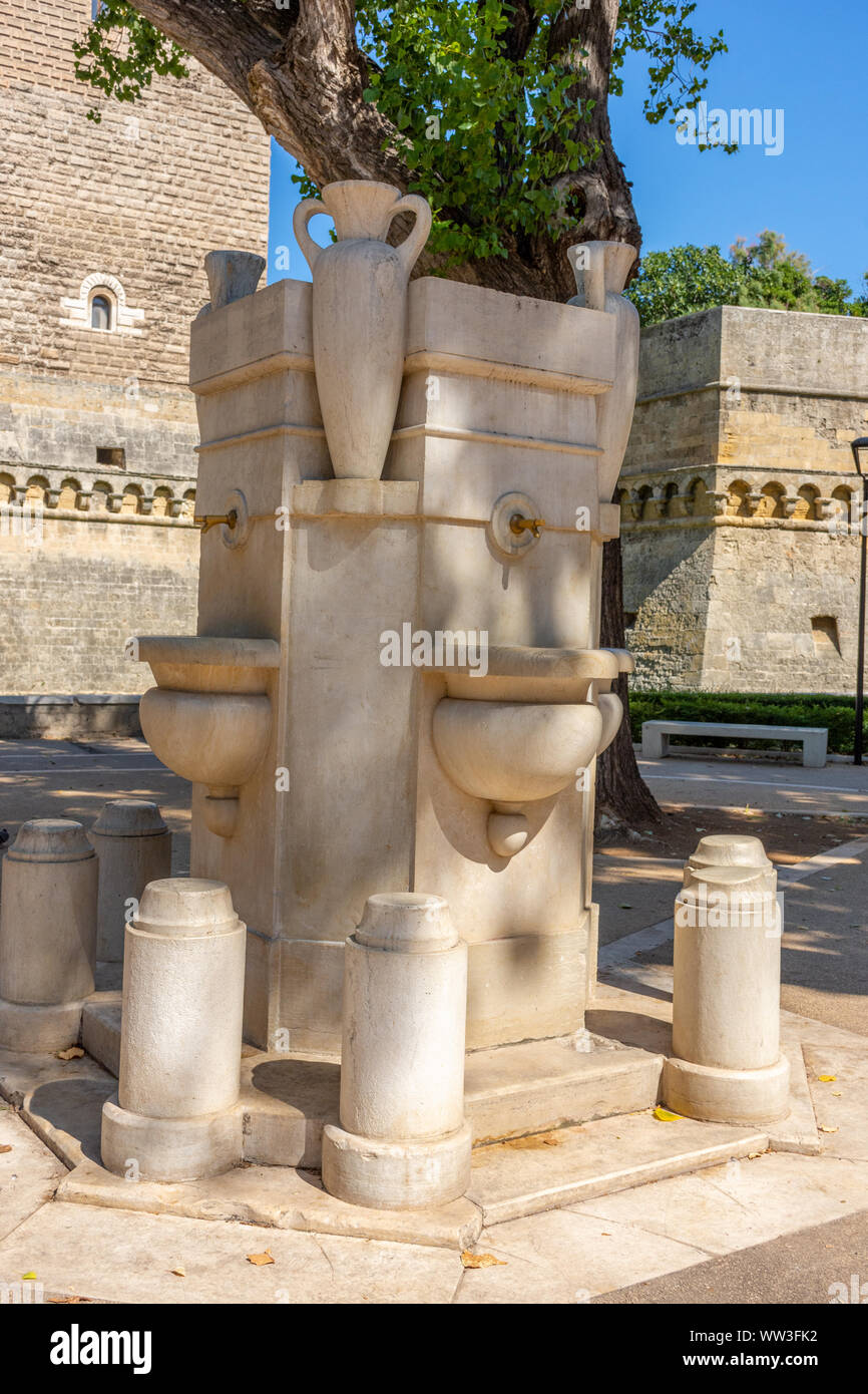 Italy, View of the historic center of Bari Stock Photo - Alamy