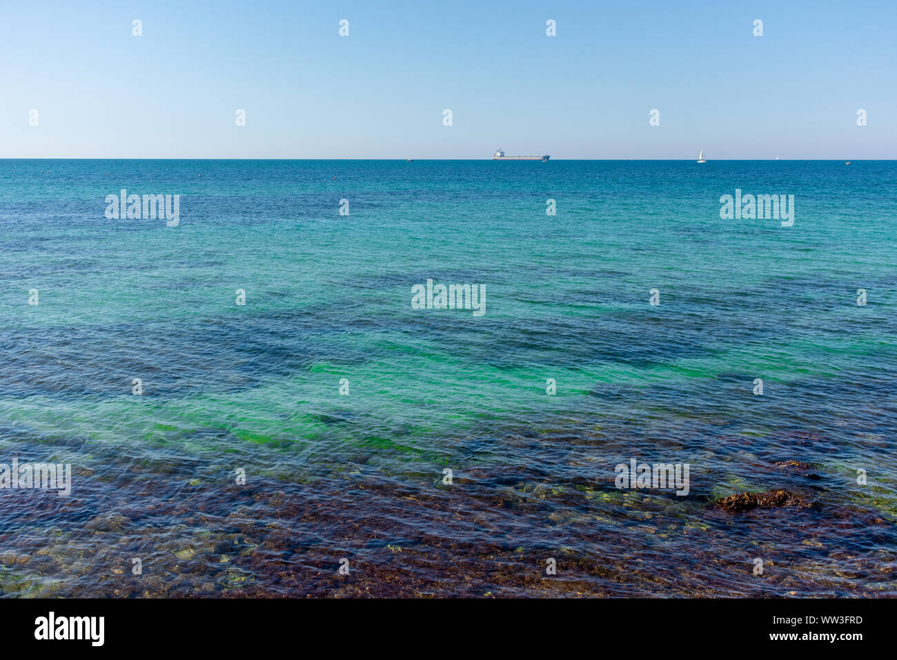 Italy, Bari, view of the sea Stock Photo - Alamy