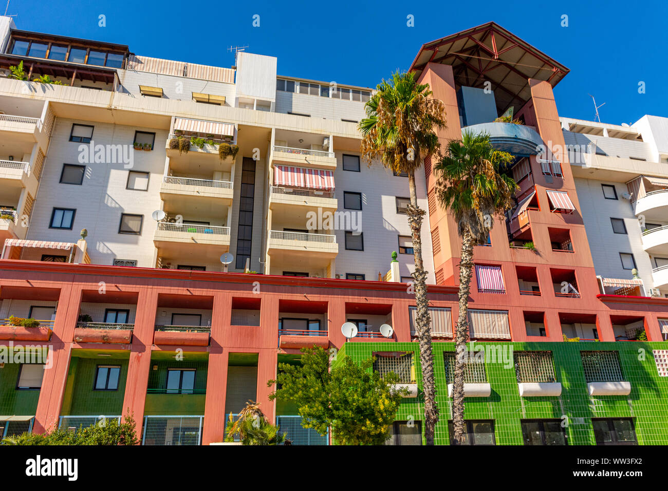 Modern houses with avant-garde architecture Stock Photo - Alamy