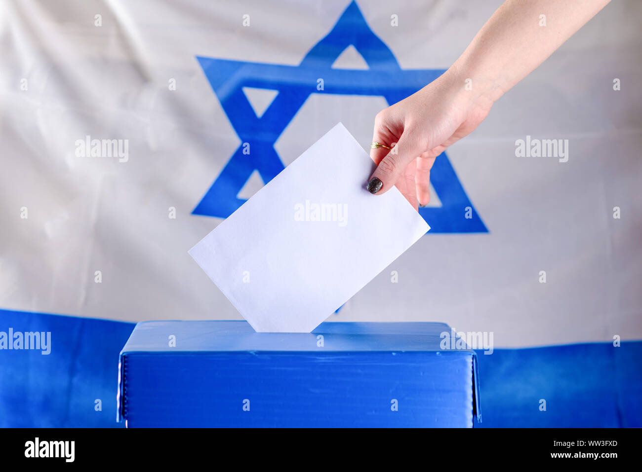 Woman Putting In The Vote Box High Resolution Stock Photography and ...