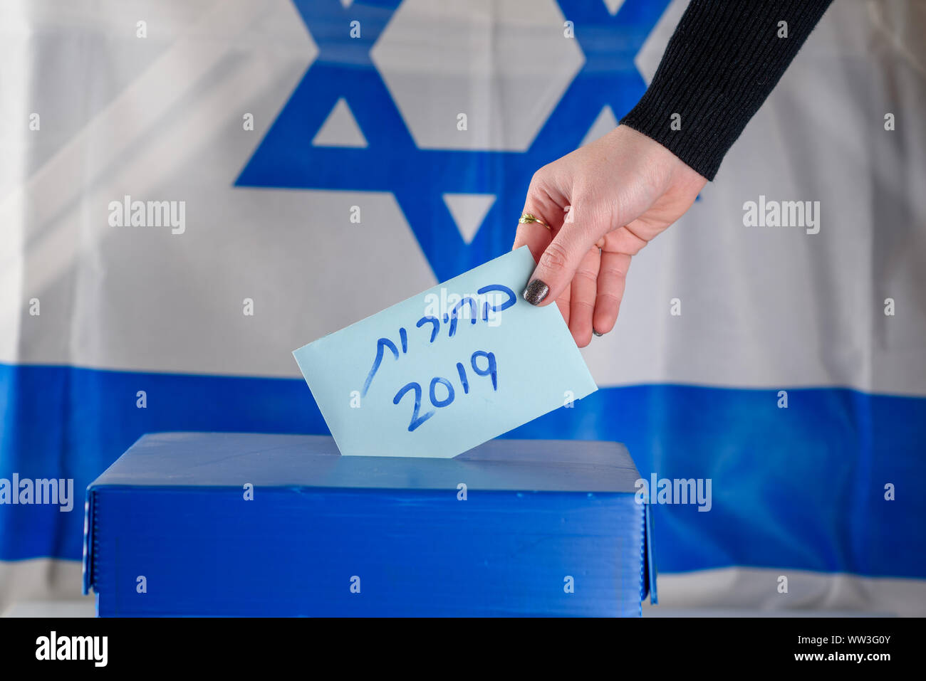 Woman Putting In The Vote Box High Resolution Stock Photography and ...