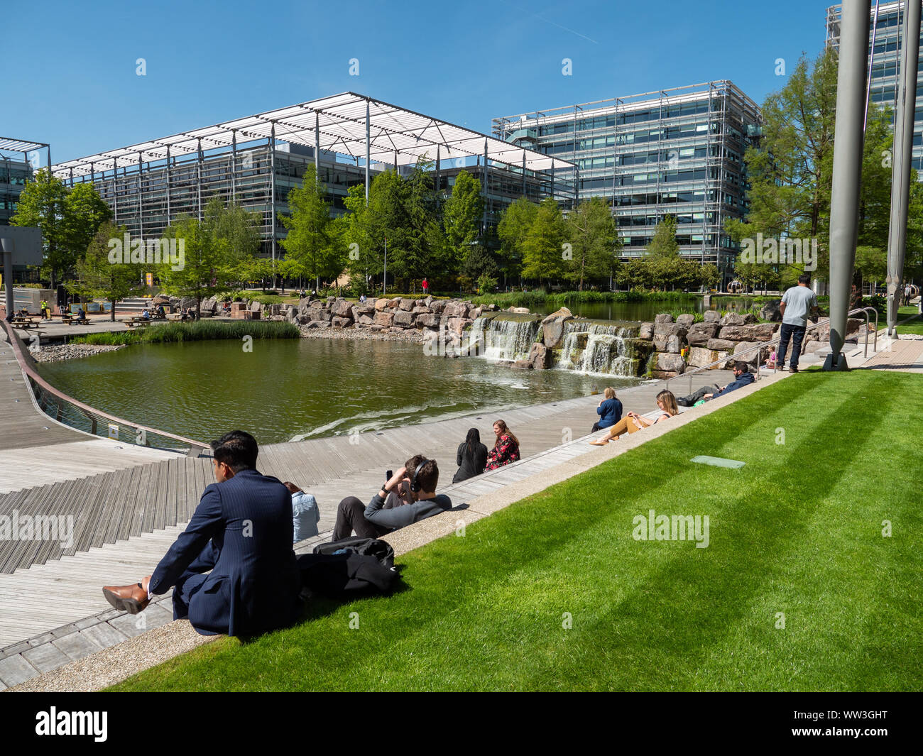 Chiswick Park, London, UK Stock Photo - Alamy