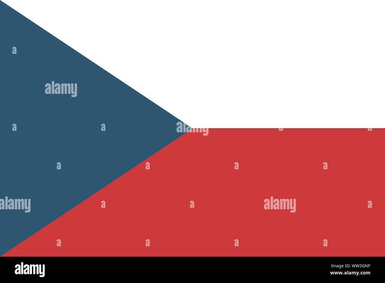 Czech Republic vector flag. Iillustration. Prague. Eps 10 Stock Vector ...