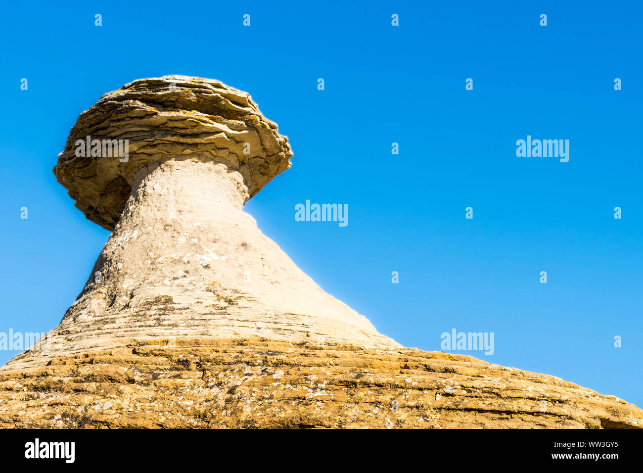 Hoodoos, Writing on Stone Provincial Park, Alberta, Canada Stock Photo ...