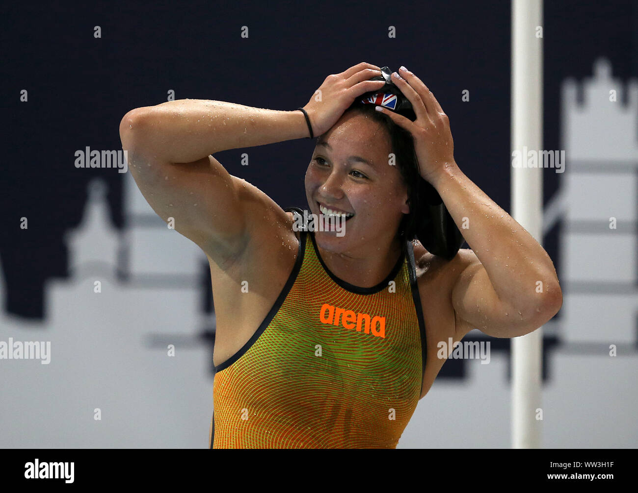Great Britain's Alice Tai reacting after winning the Women's 400m ...