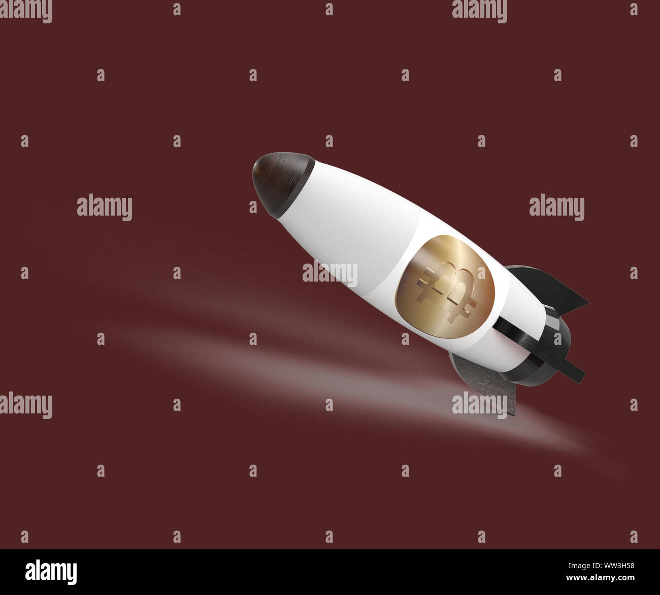 Cryptocurrency rocket hi-res stock photography and images - Alamy