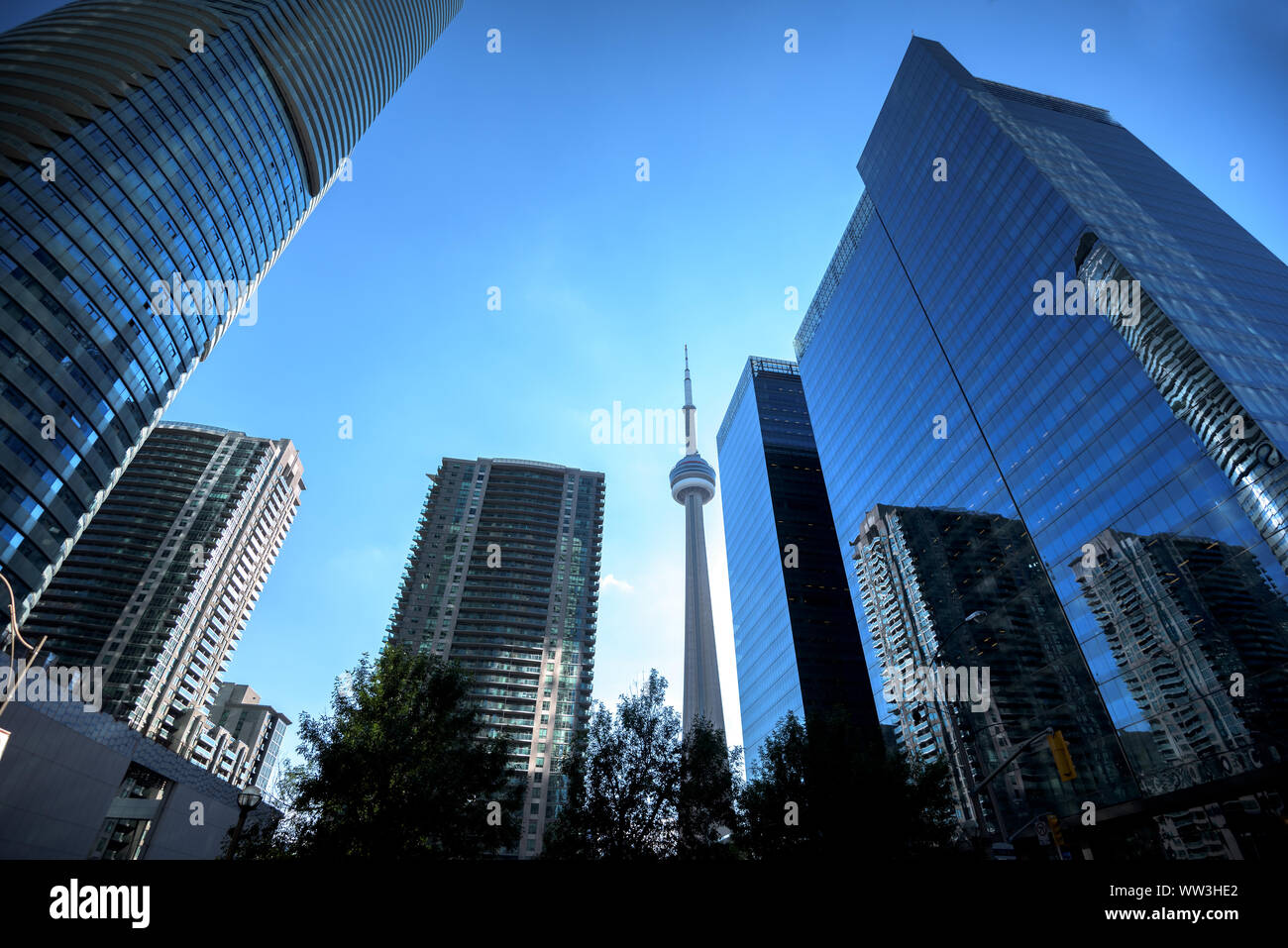 Modern buildings in Toronto city, Canada Stock Photo - Alamy