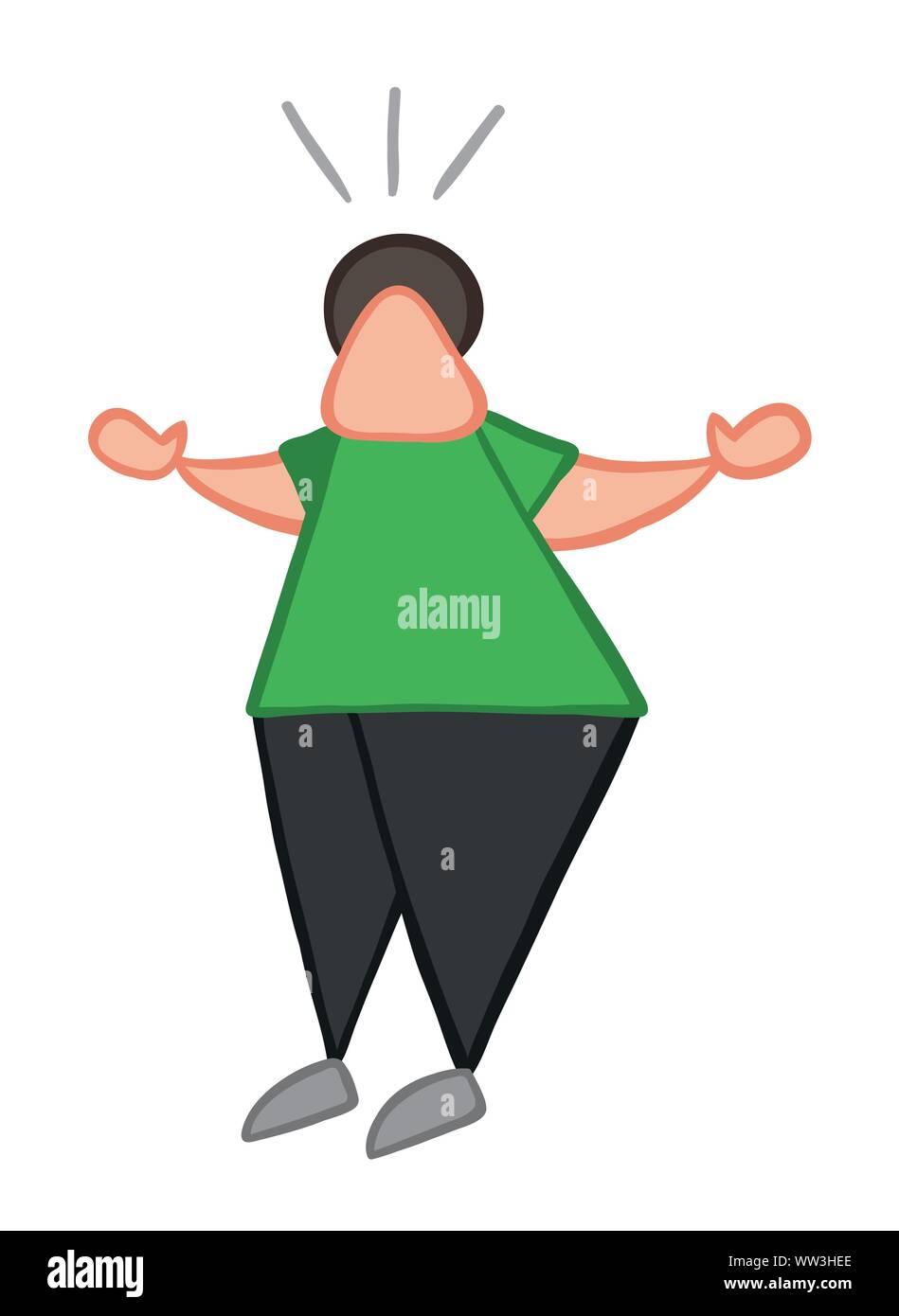 Emotional angry man feeling anger Stock Vector Images - Alamy