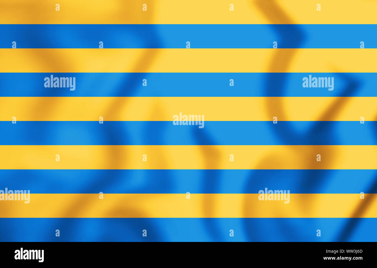 3D Flag of Salisbury (Maryland), USA. 3D Illustration Stock Photo - Alamy