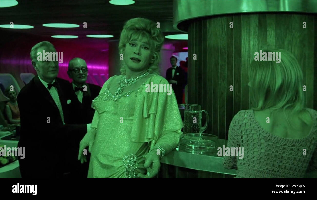 London. UK. Yul Brynner (in drag) in a scene in ©Grand Film Limited ...