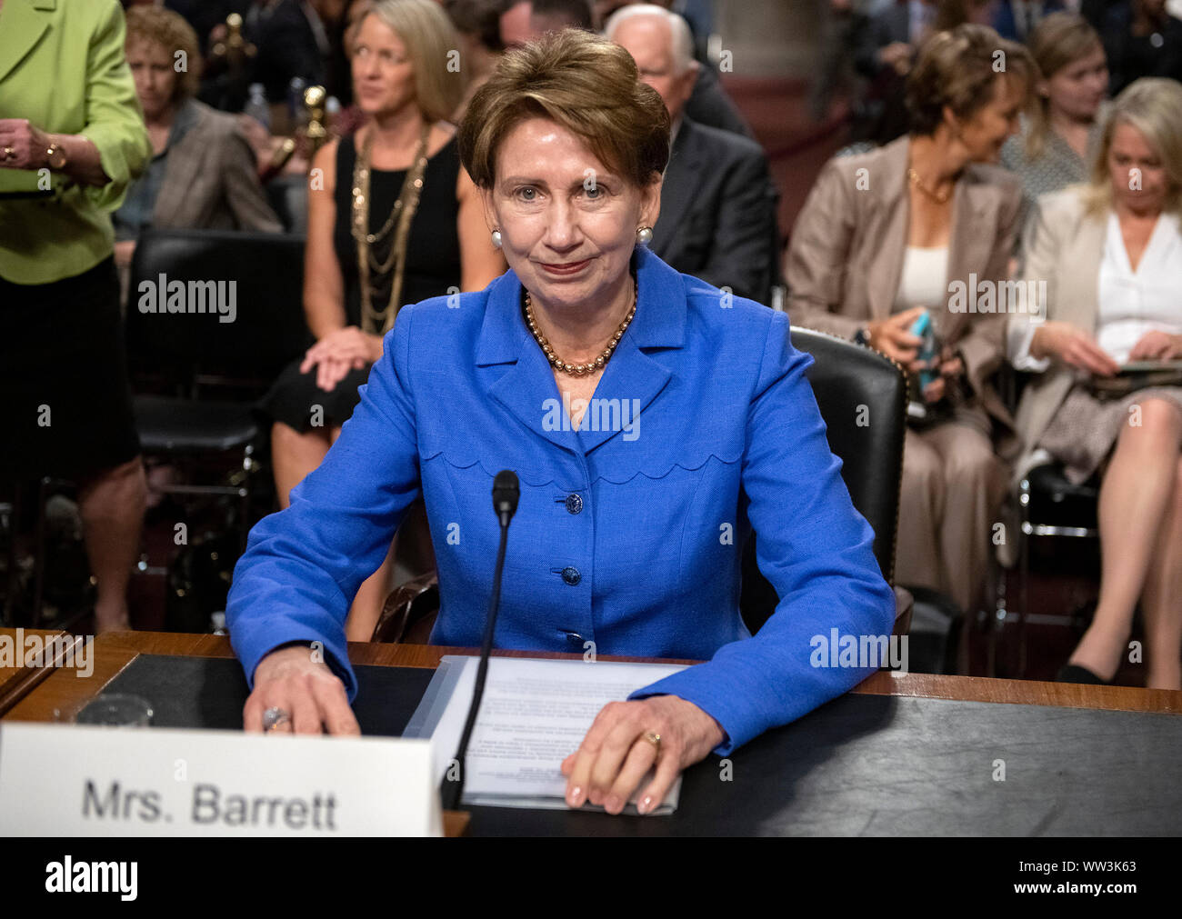 Washington, United States Of America. 12th Sep, 2019. Barbara M ...