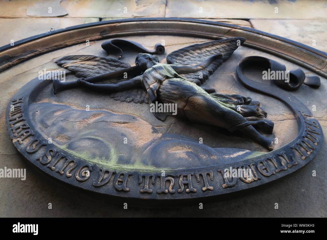 Andrew Grierson gravestone, New Calton Burial Ground, Edinburgh Stock ...