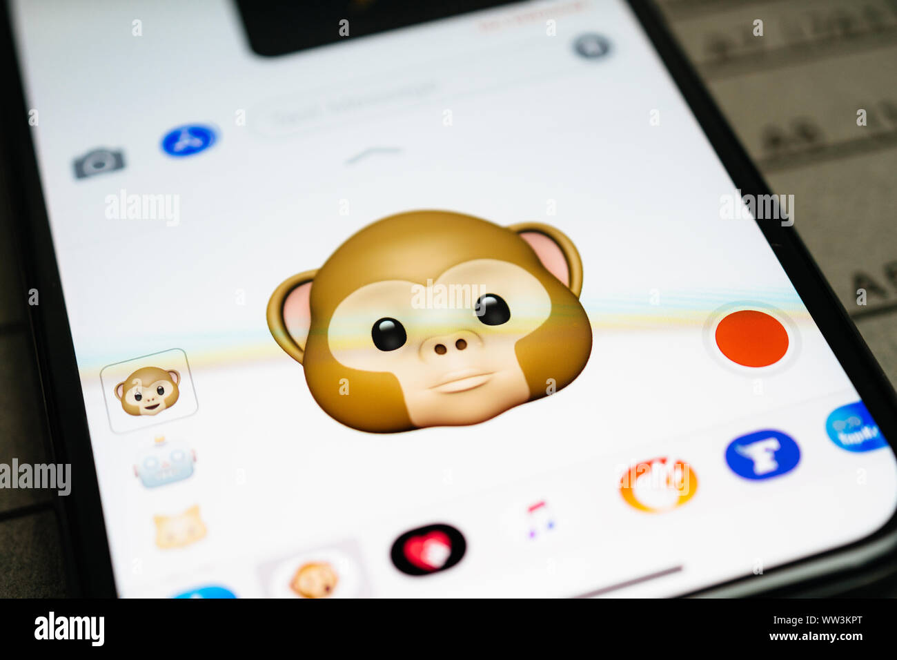 Paris, France - Sep 12, 2019: Latest iPhone 11 Pro featuring multiple ...