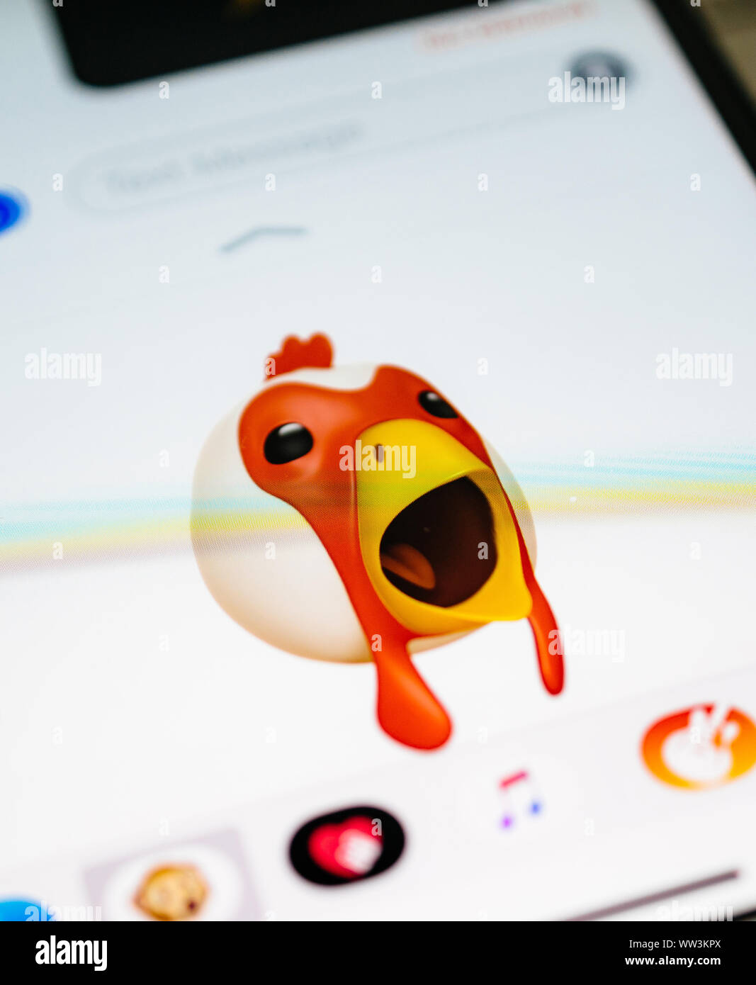 Chicken animoji equipment hi-res stock photography and images - Alamy
