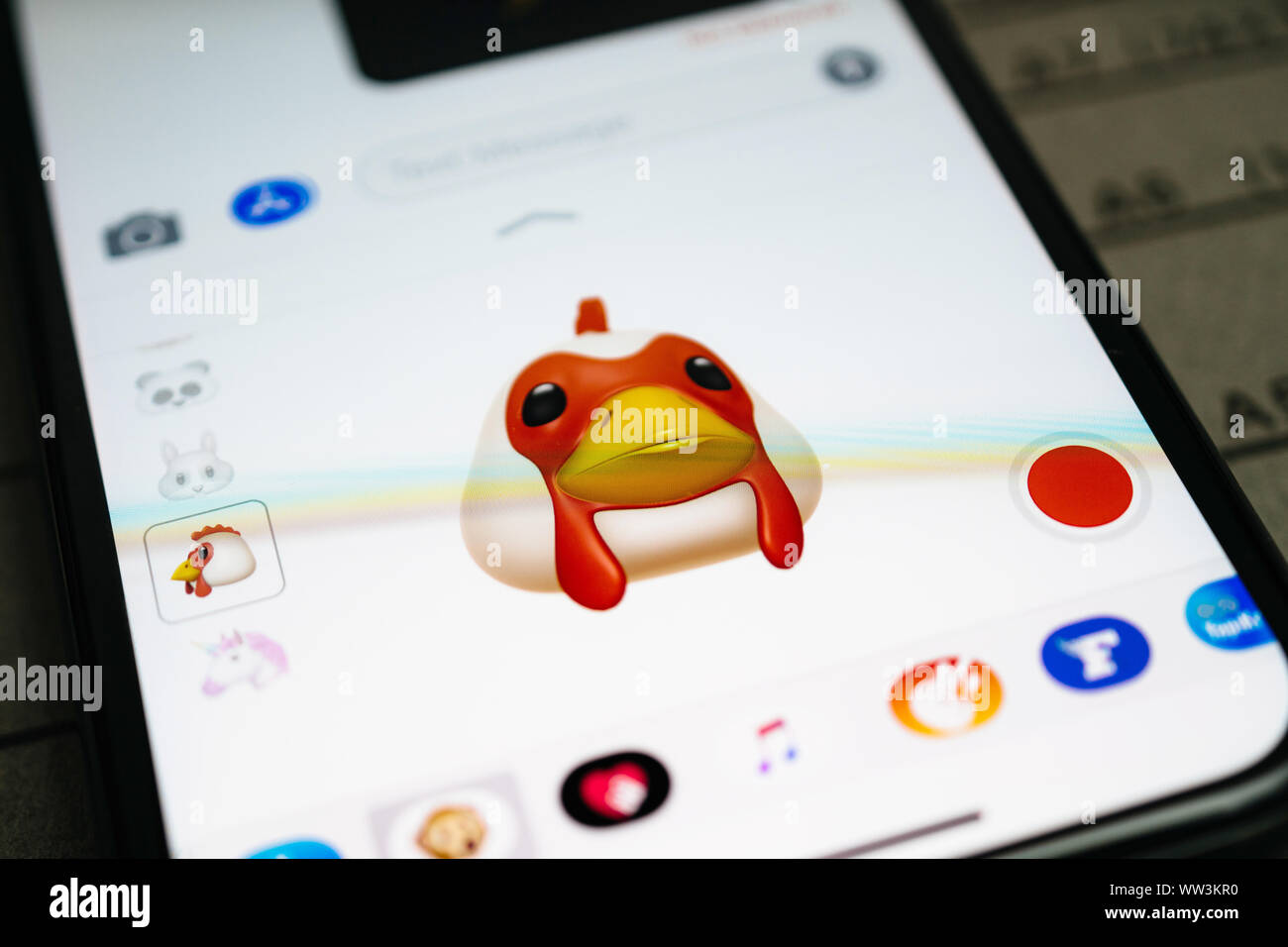 Paris, France - Sep 12, 2019: Latest iPhone 11 Pro featuring multiple ...