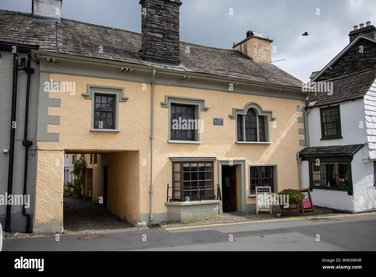 Beatrix Potter Gallery, a 17th Century building, Hawkshead, lake ...
