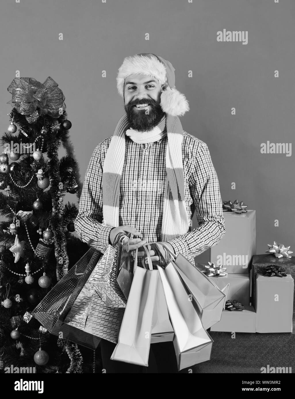 Consumer santa Black and White Stock Photos & Images - Alamy