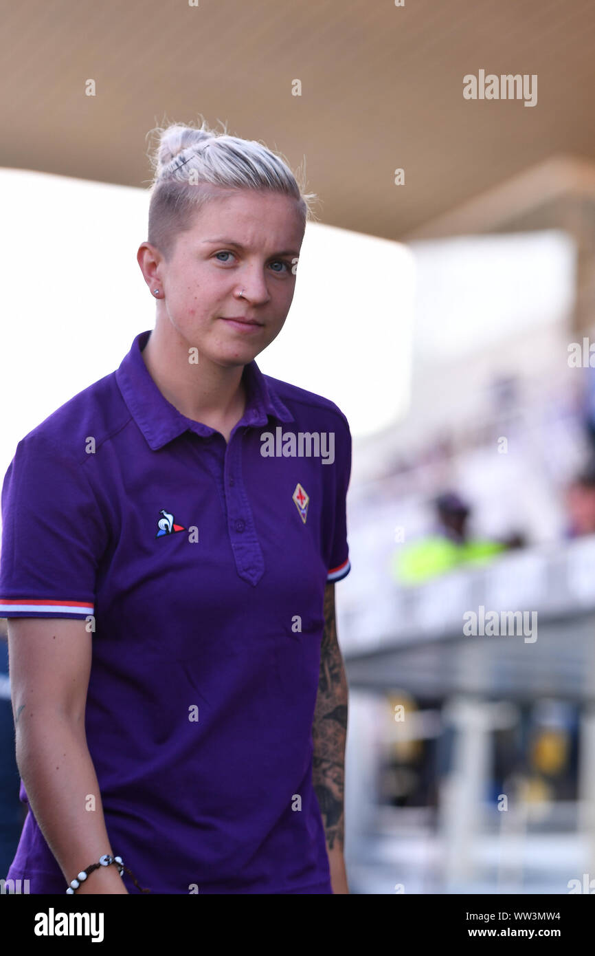Firenze, Italy, 12 Sep 2019, LANA CLELLAND (FIORENTINA WOMEN´S) during ...
