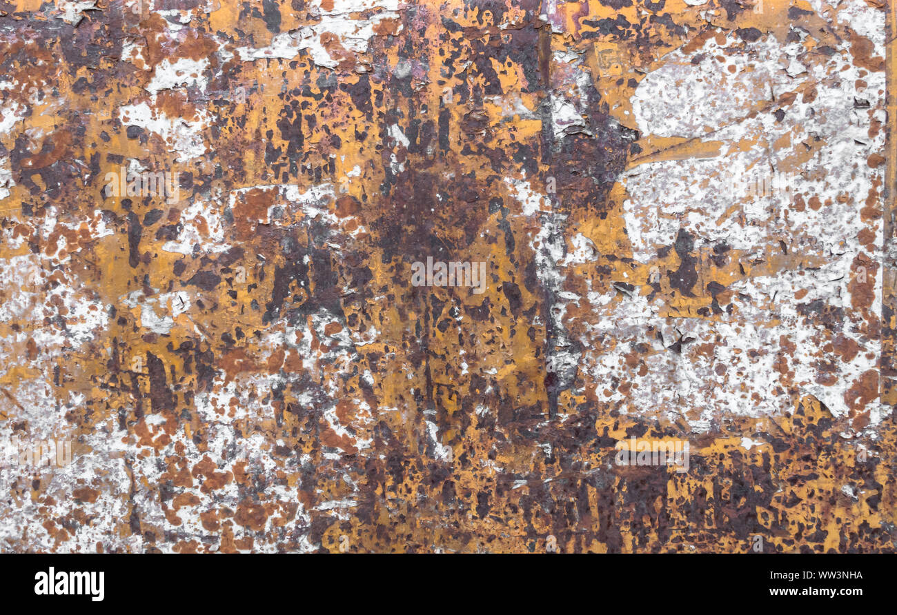 Rusty metallic steel plate. Ideal for texture and background Stock ...