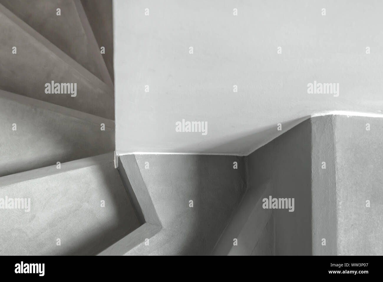 Concrete stairs. Top view of modern architecture detail Stock Photo - Alamy