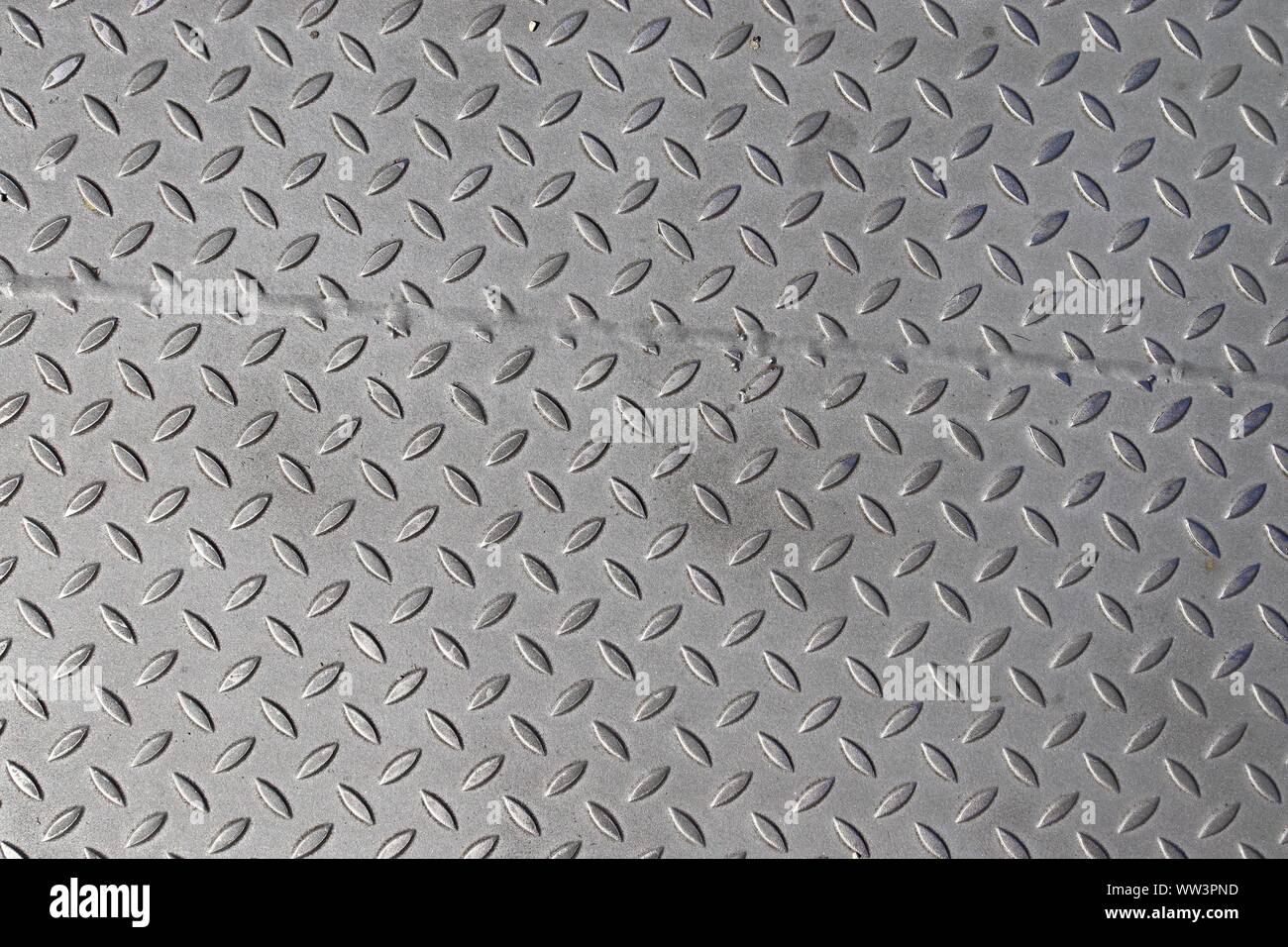 Detailed close up view on metal surface textures in high resolution ...