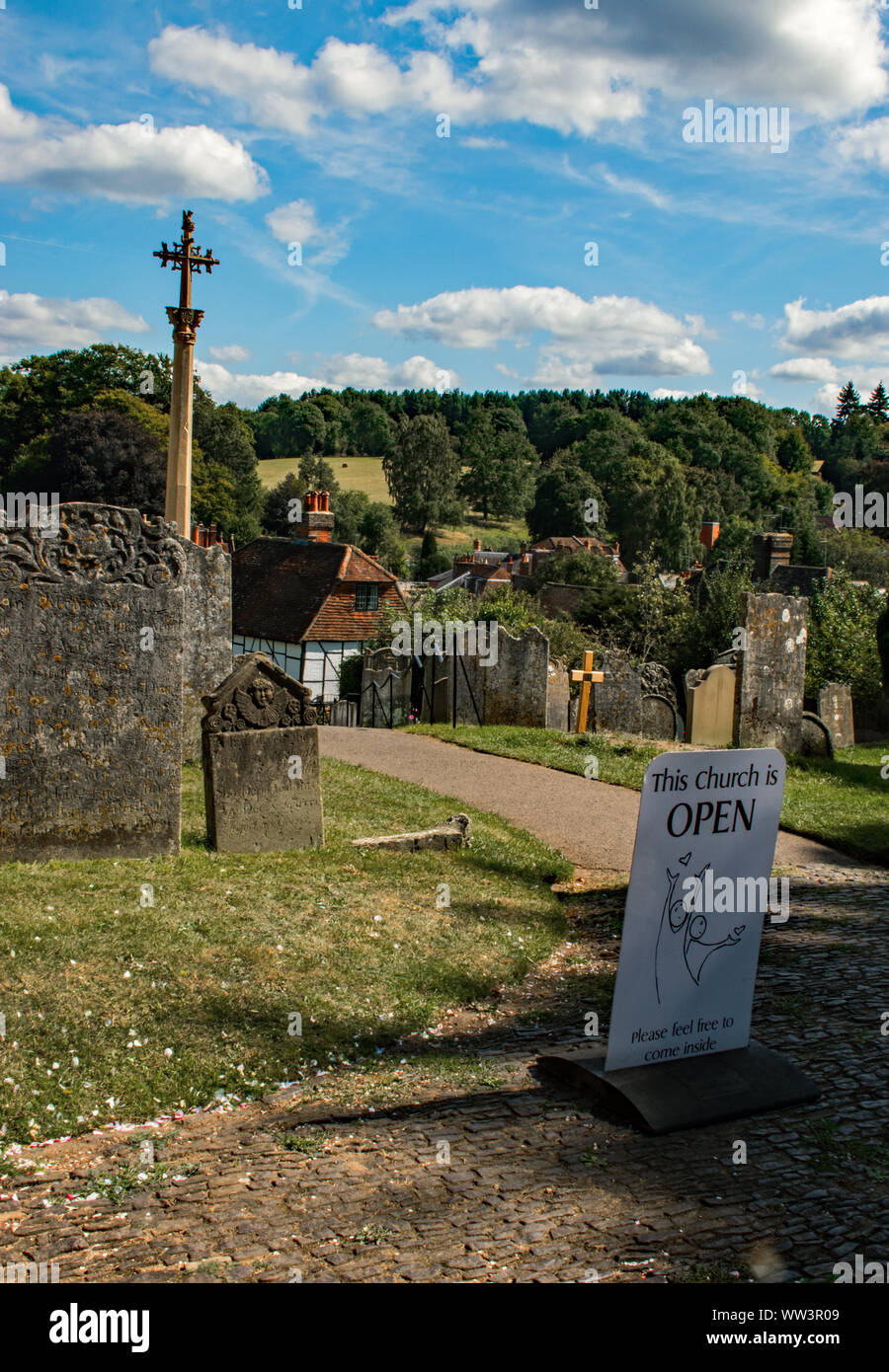 A Westerham landscape, Kent. UK Stock Photo - Alamy