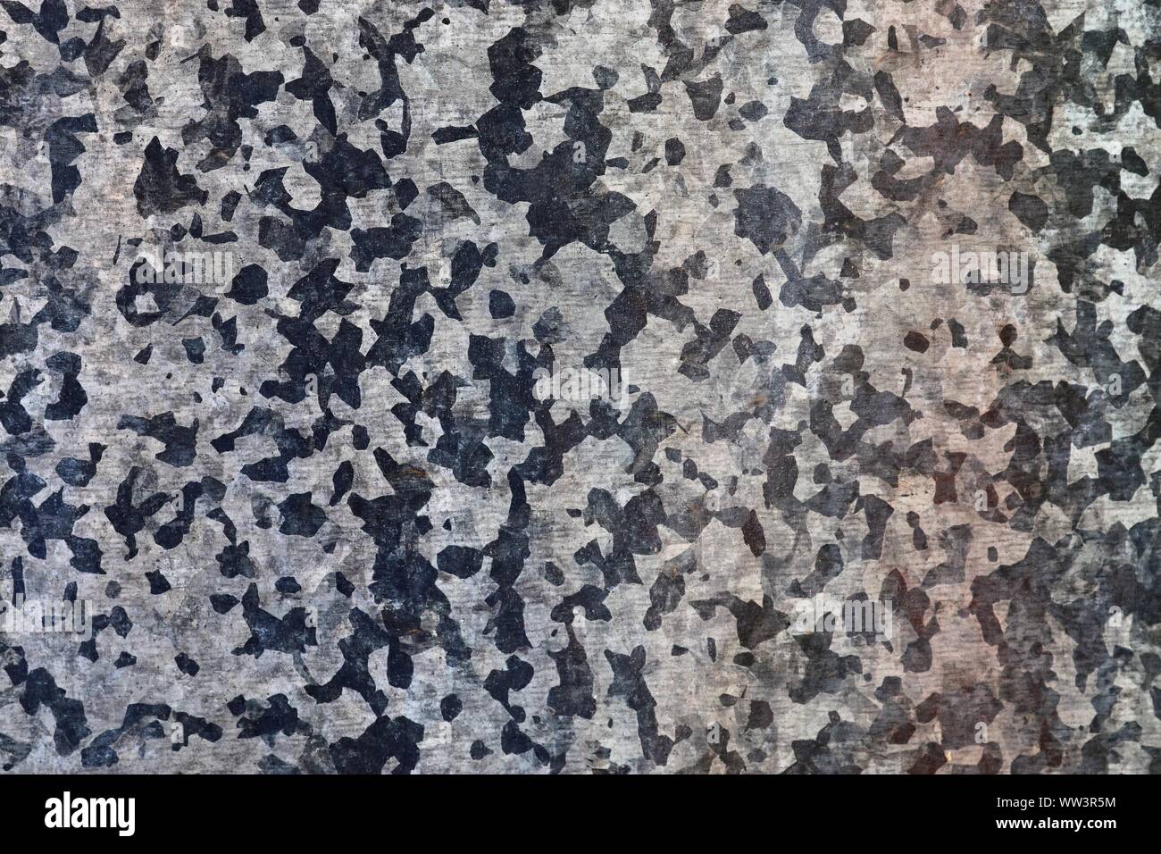 Detailed close up view on metal surface textures in high resolution ...