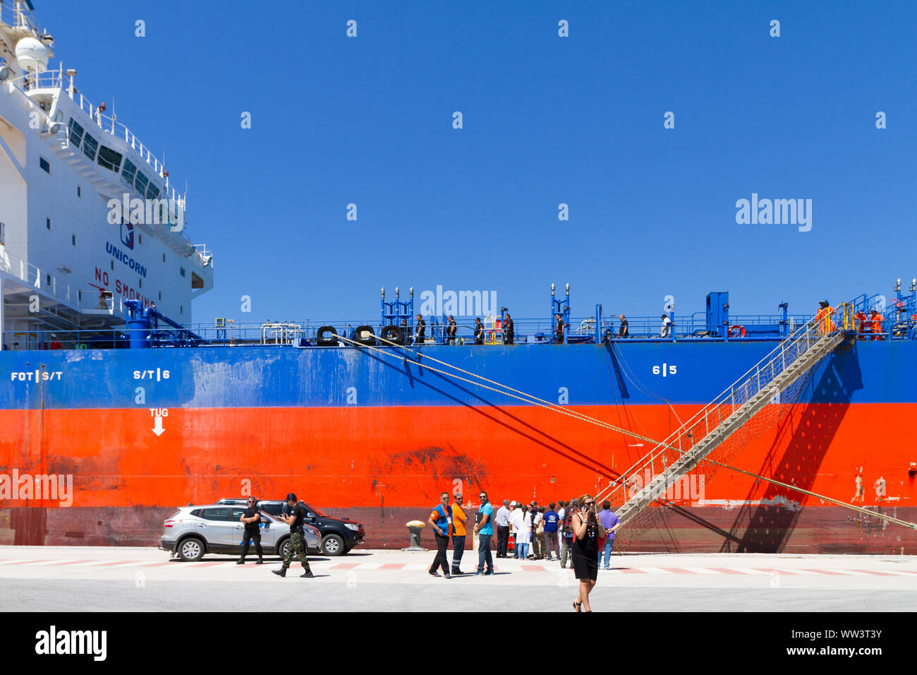Heraklion, Grete, Greece , September 5 2017: Special Force Greek Coast ...