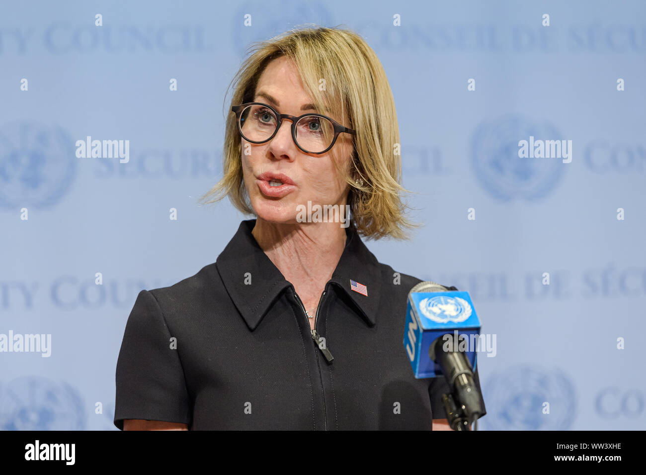 New York, United States. 12th Sep, 2019. Ambassador Kelly Knight Craft ...