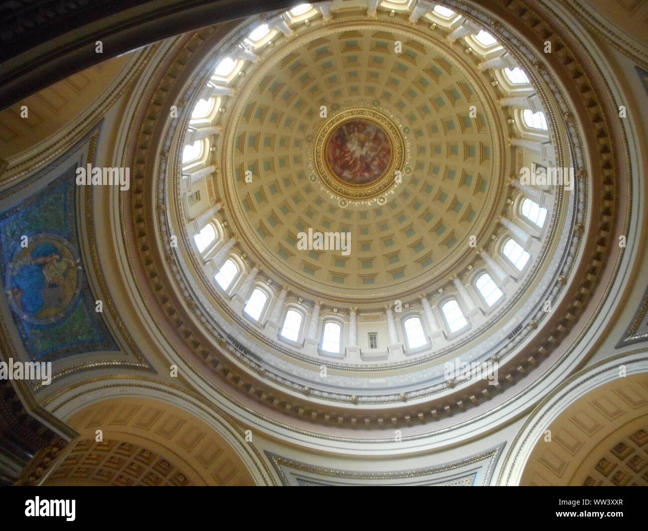 Dome of Madison Wisconsin Capital Building USA Stock Photo - Alamy