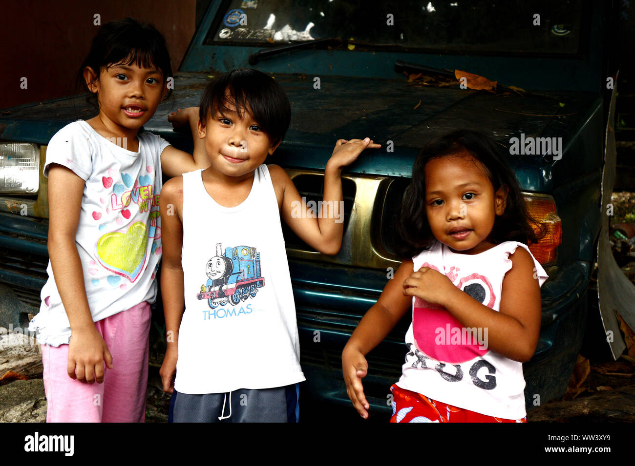 CAINTA, RIZAL, PHILIPPINES – SEPTEMBER 8, 2019: Young Filipino children ...