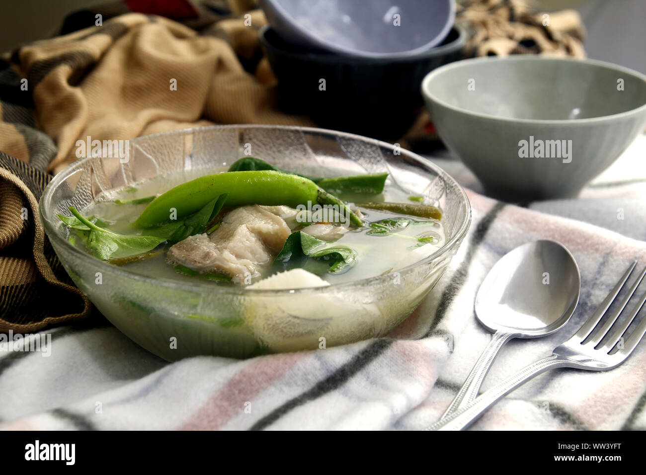 Photo Of Freshly Cooked Filipino Dish Called Pork Sinigang Or Pork