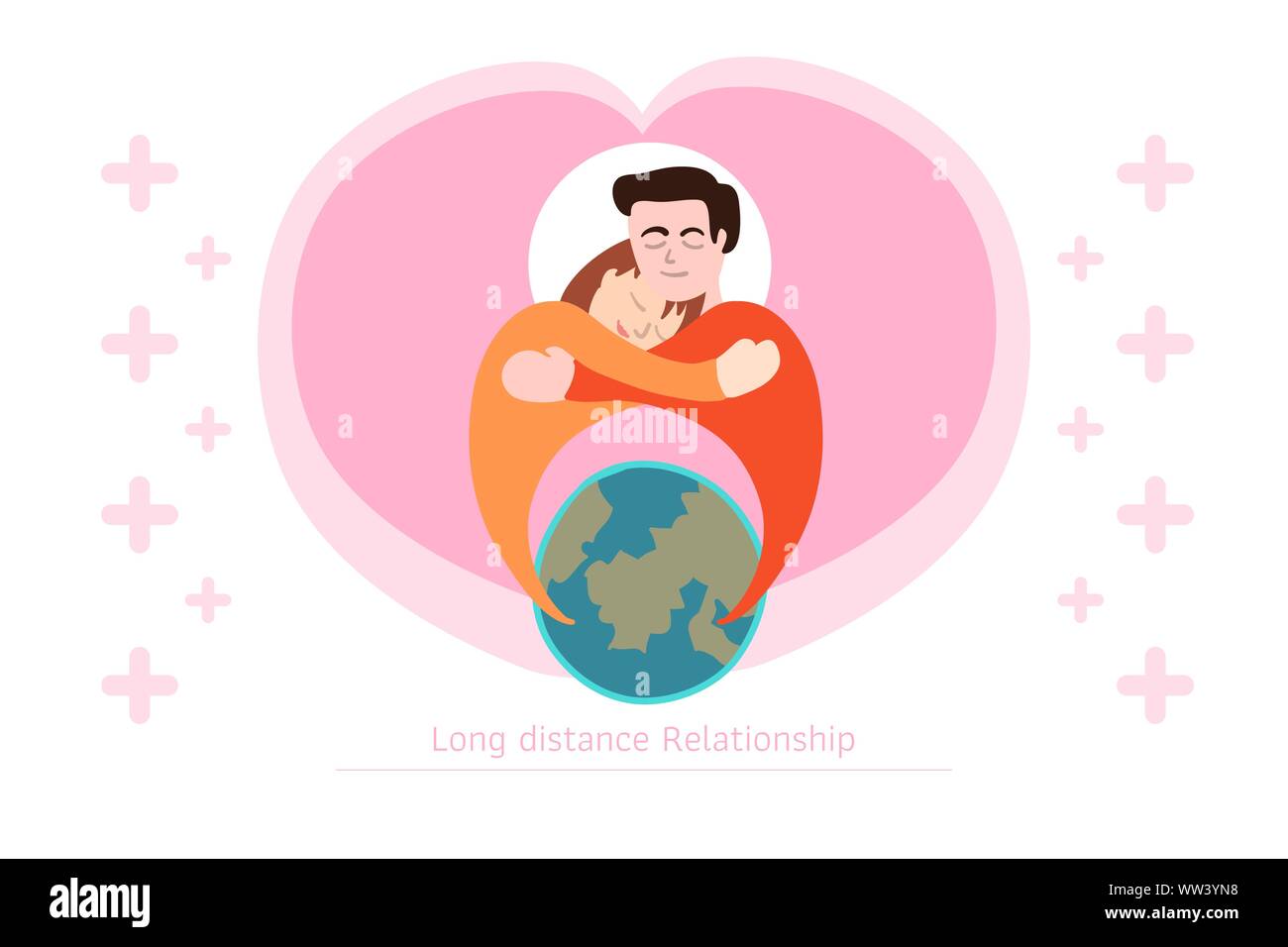 Long Distance Relationship Cartoon