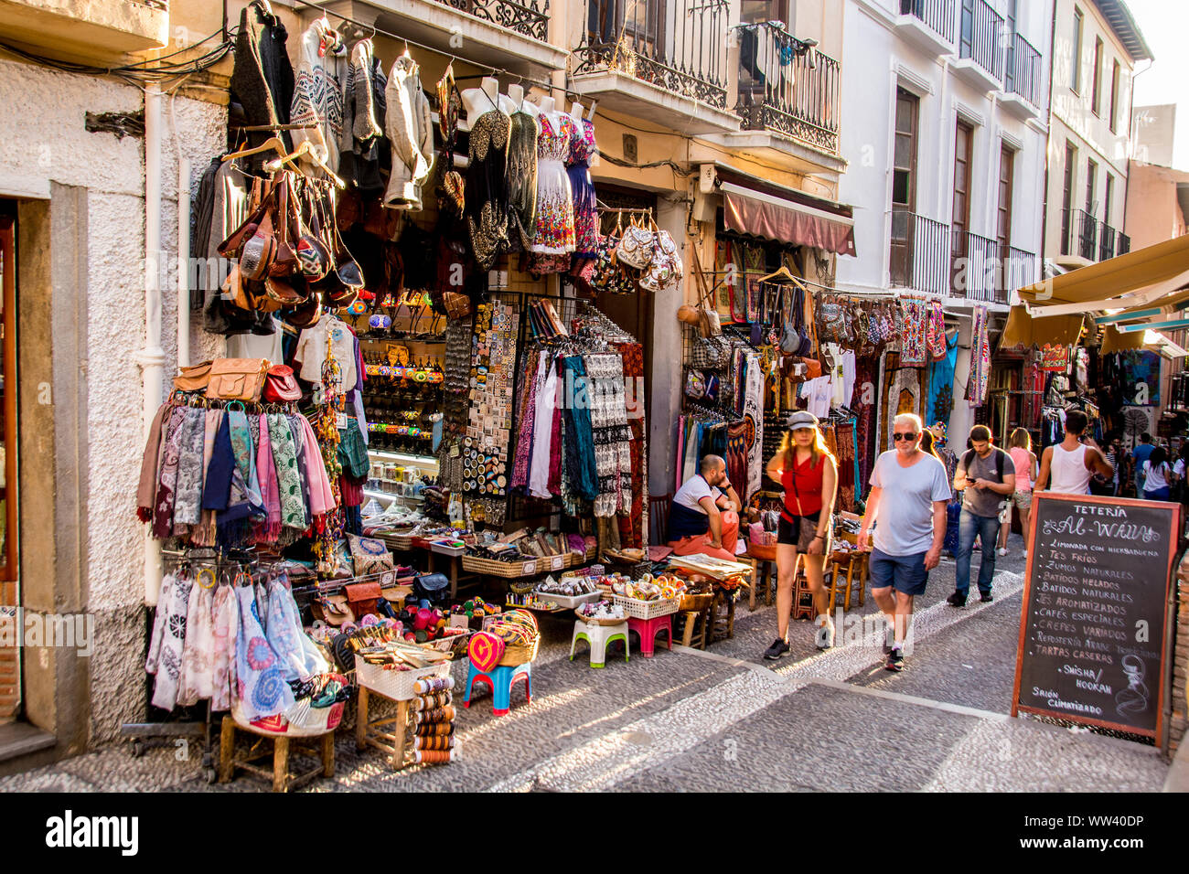 The Alcaiceria Flea & Street Market, Granada Spain. Is the Grand Bazaar ...