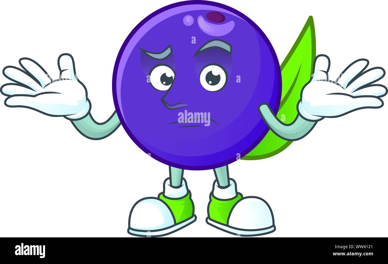 Grinning acai berries cartoon character for health Stock Vector Image ...