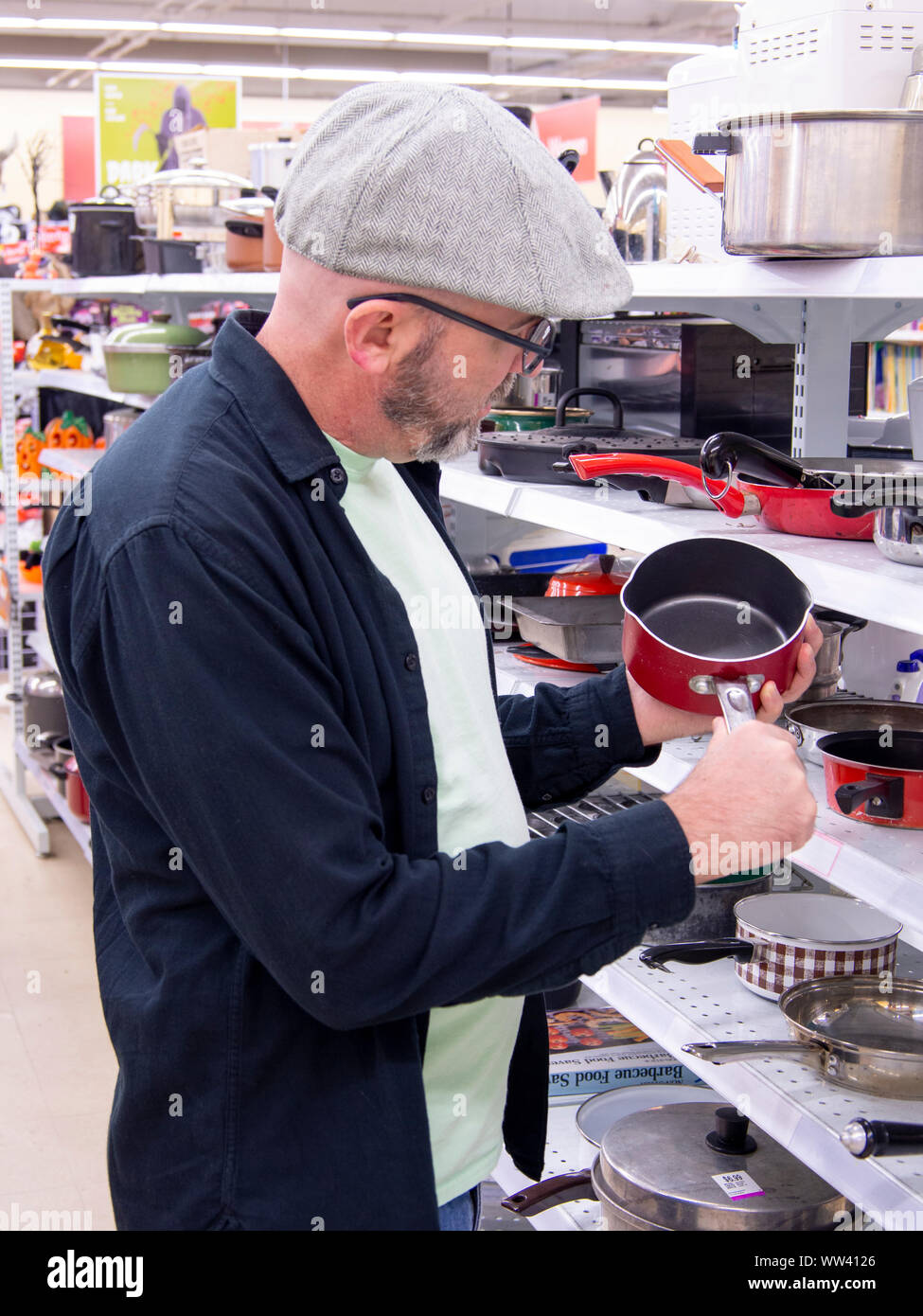 Thrift Store Shopping Stock Photo - Alamy