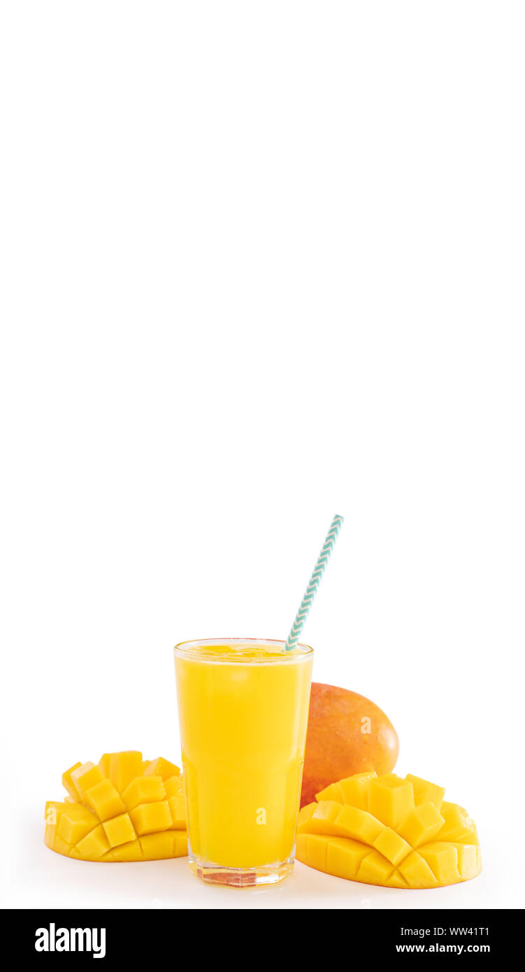 Mango juice glass cutout hi-res stock photography and images - Alamy