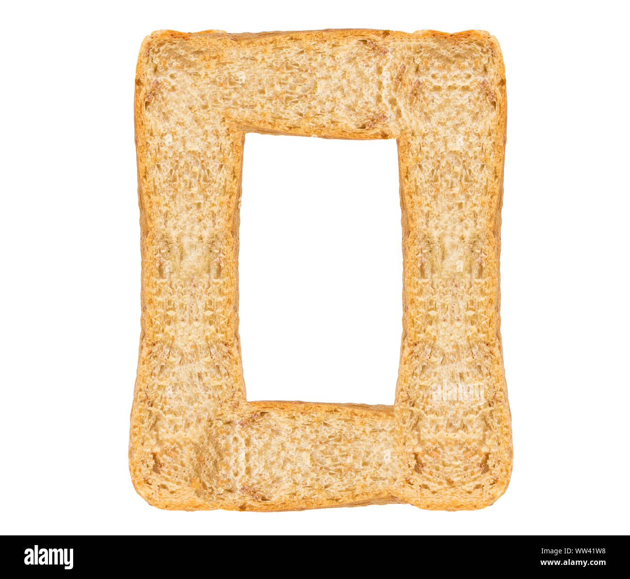 Isolate bread letter, alphabet on white background Stock Photo - Alamy