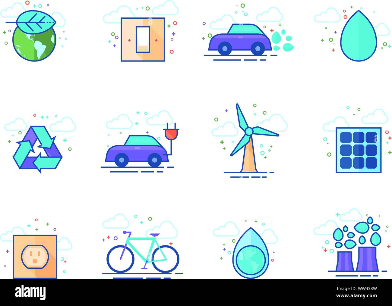 Switch off nuclear power Stock Vector Images - Alamy